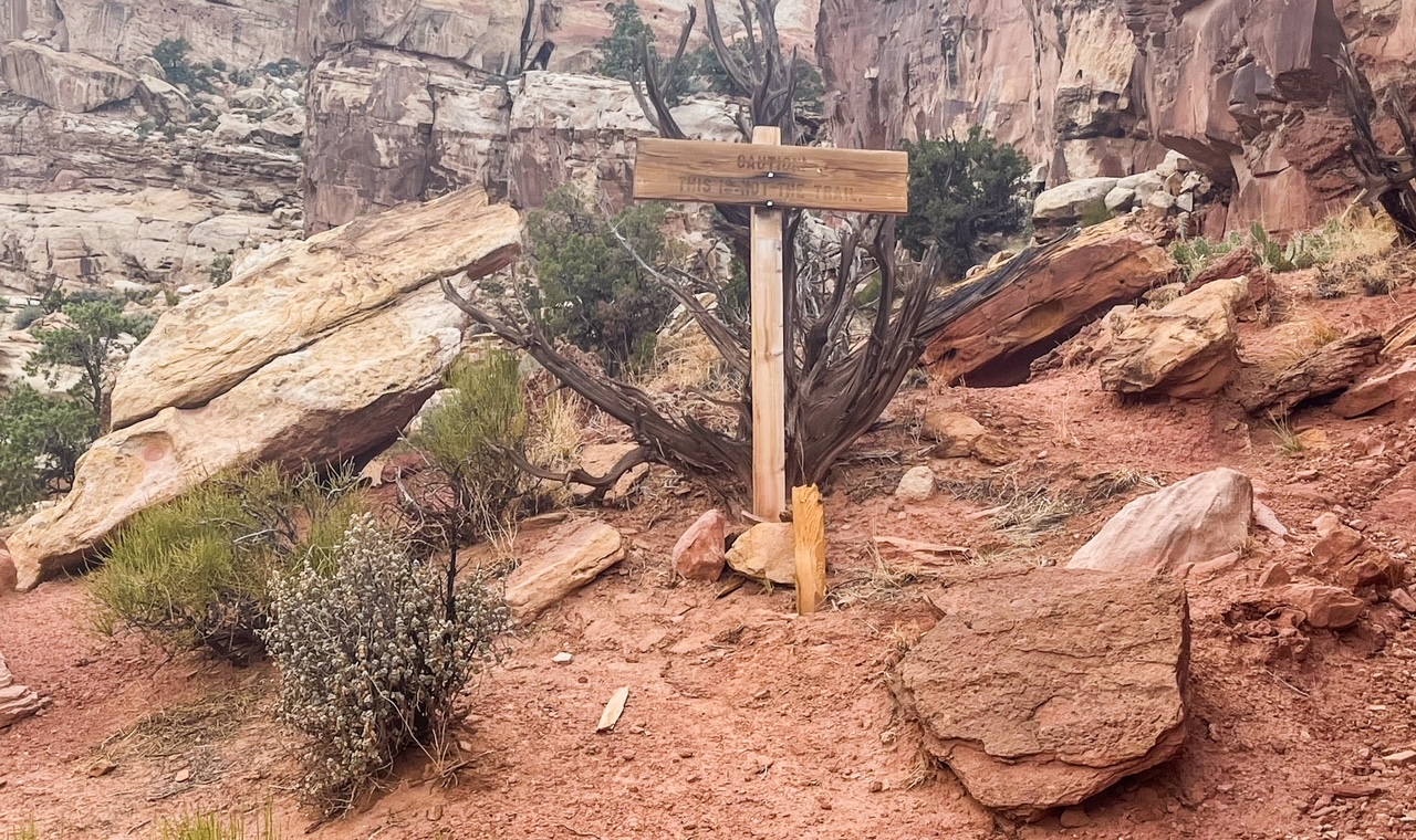 Completing the Hickman Bridge Hike - Capitol Reef National Park