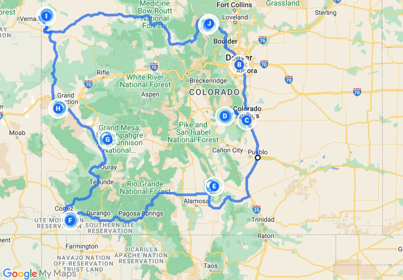 Ultimate 11 Day Colorado National Park Road Trip